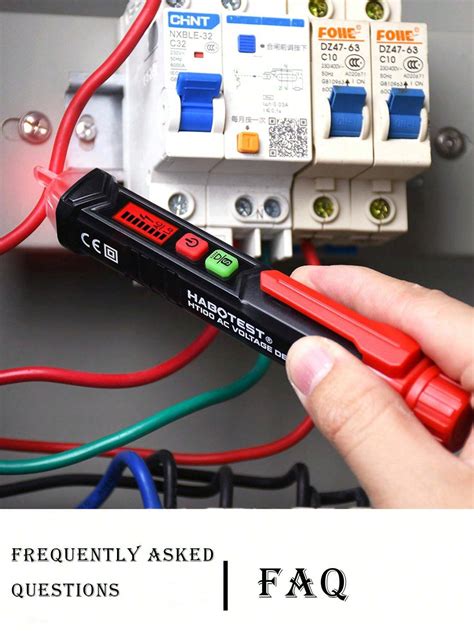 Non Contact Smart Voltage Tester Electrical Tester Tool For Electricians To Detect Circuits And