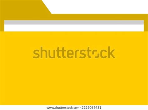 Yellow Folder Icon Files Icon Stock Vector Royalty Free 2229069431