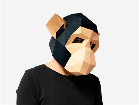 Monkey Mask Template