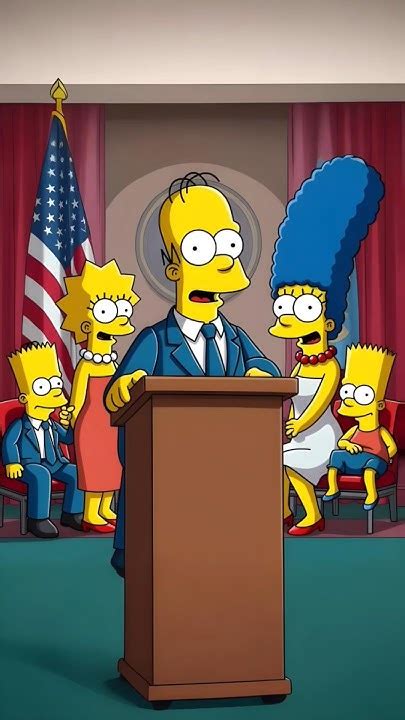 🤣 Evolution Of The Simpsons Like A President Giving A Speech
