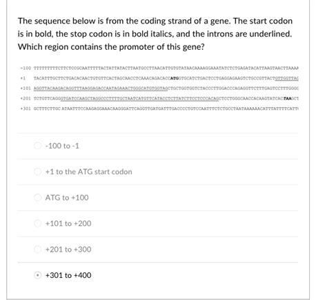 Solved The Sequence Below Is From The Coding Strand Of A Chegg Com