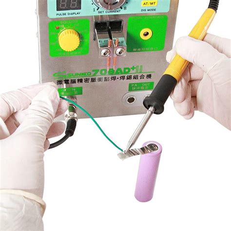 Sunkko 709ad 배터리 스폿 용접기 32kw 자동 감지 펄스 용접 리튬 배터리 팩 니켈 스트립 스폿 용접기