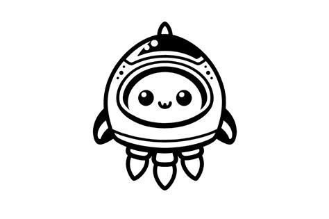 Spaceship Svg File Outer Space Clipart Graphic By Artful Assetsy
