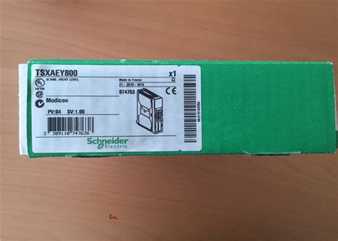 schneider electric tsxaey800 analog input module with common point 8 i