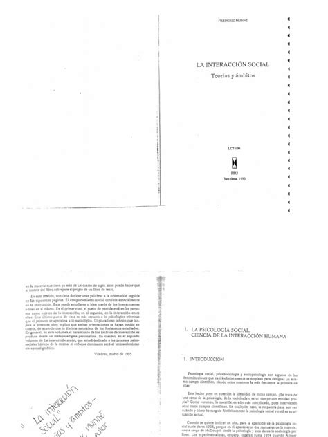 La Interacción Social Pdf