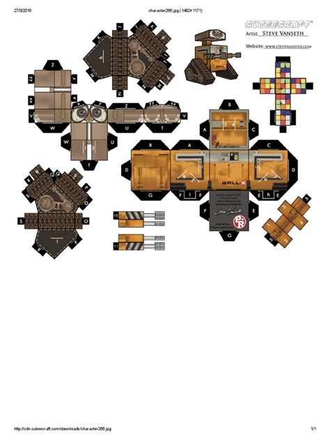 Wally Robot Dibujo Pdf Pdf