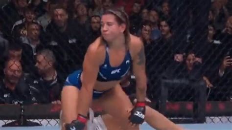Ufc Fighter Ailin Perez Taunts Beaten Opponent With Twerking