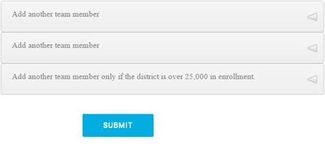how can i place the submit button under the section collapse tool