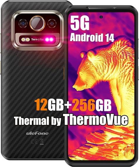 Amazon Com Ulefone Armor T Pro G Rugged Smartphone Thermal Imaging Scanner Gb Gb Rugged