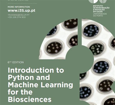 Introduction To Python And Machine Learning For The Biosciences 6th Edition