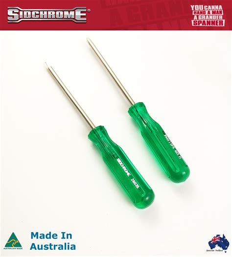 Vintage Sidchrome Screwdriver Made Australia Limited X 2 Free Postage Ebay