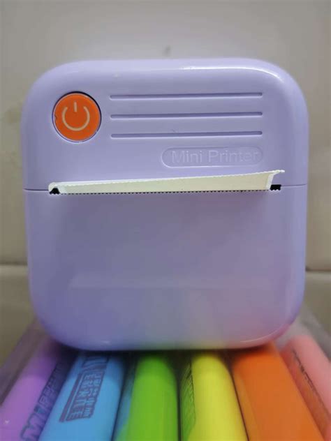 Ctcmsp Sticker Printer Label Maker Machine Bluetooth Inkless Printpods Thermal Sticker Printer