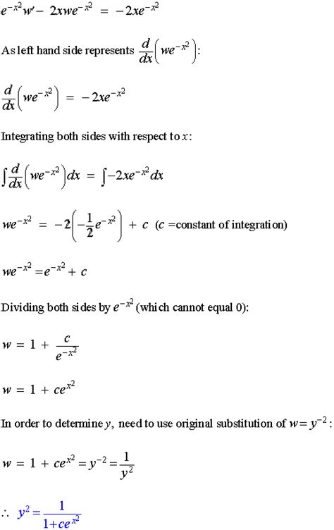 Bernoulli Differential Equations