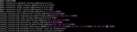 Unable To Form A Cluster Unrecognized Setting No Declared Setting With Name Causal