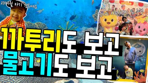우캉내캉vlog 엄마도 자유부인 할래🫠 스시소라 오마카세 포토이즘 인생네컷 23개월 아들과 엄마까투리 공연보기 코엑스 아쿠아리움 가서 신기한 물고기 탐험🐠