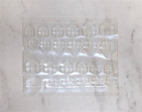 Super Strong Adhesive Tabs For Press On Nails 1 Sheet 24 Tabs Double