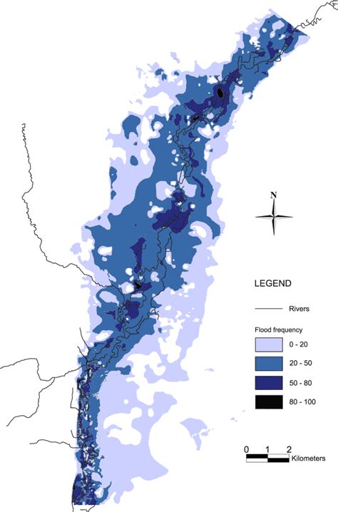 Long Term Annual Mean Flood Frequency Download Scientific Diagram