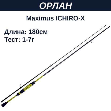 Спиннинг Maximus Ichiro-X, от 1 гр купить по выгодным ценам в интернет ...