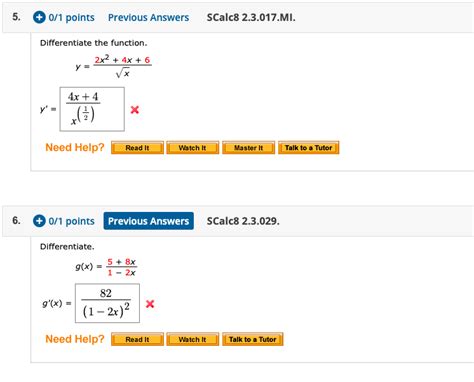 Solved 5 0 1 Points Previous Answers Calc8 2 3 017 Mi