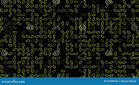Colored Flashing Rotating Zeros On Black Bg Abstract Festive Background For Advertising