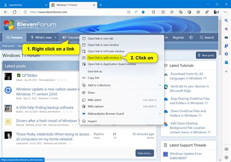 Enable Or Disable Split Screen Feature In Microsoft Edge Windows 11 Forum