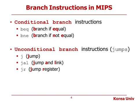 lecture 8 mips instructions 3 branch instructions 1 prof taeweon
