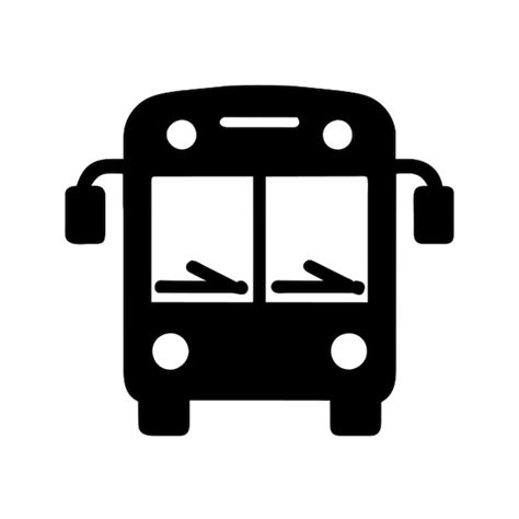 버스 아이콘 프리미엄 벡터