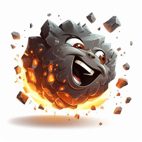 Ilustración De Dibujos Animados De Una Cara De Gorila Explotando A