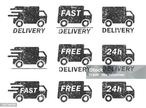 빠른 24시간 무료 배송 배달 트럭 아이콘 모양 웹 스토어 로고 기호 기호입니다 벡터 일러스트 이미지입니다 흰색 배경에 격리 24시간에 대한 스톡 벡터 아트 및 기타 이미지
