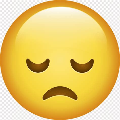 Улыбка Emoji Грустный Угрюмый Печальное лицо Скучно Печаль