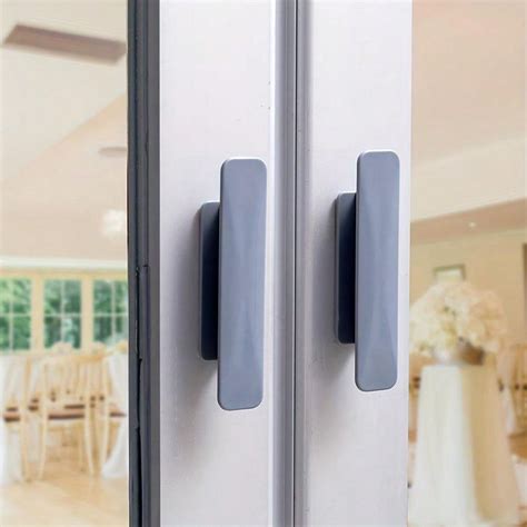2 No Punch Cabinet Door Drawer Pulls Strong Self Adhesive Wardrobe Door Knobs Sliding Glass