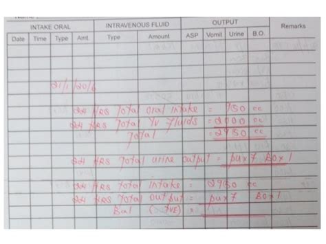 intake output chart a visual reference of charts chart master