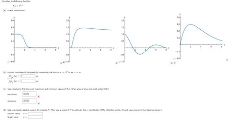 solved consider the following function f x x1 x a graph