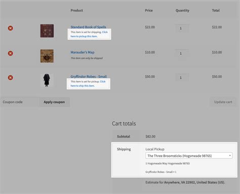 woocommerce local pickup plus documentation woocommerce