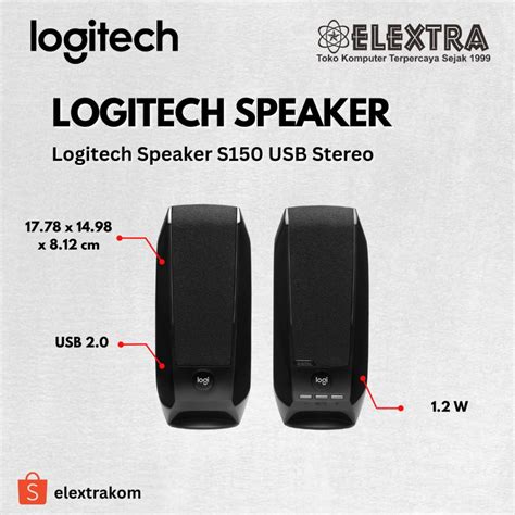 Jual Speaker Logitech S150 Usb Stereo Shopee Indonesia