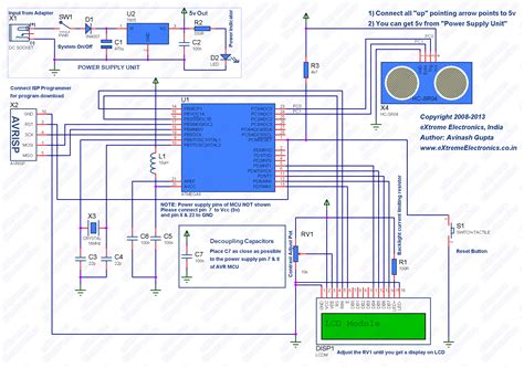 Interfacing Pic F A With Hc Sr Ultrasonic Sensor Distance Meter Images