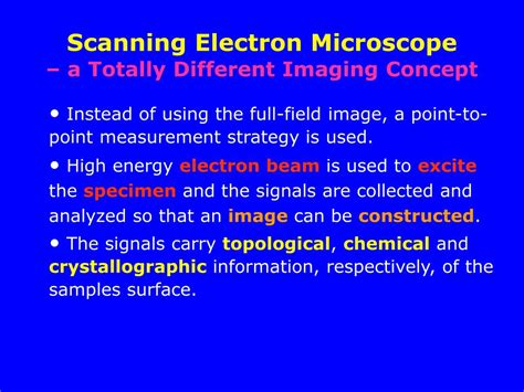 PPT Lecture Scanning Electron Microscopy PowerPoint Presentation Free Download ID