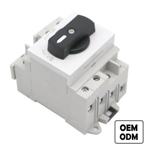 Solar Pv Isolator Disconnect Switch 1000v 4 Pole 32a Dc Disconnect Switch Dc Solar Isolator