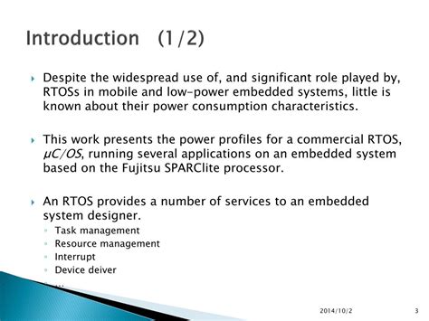 PPT Power Analysis Of Embedded Operating Systems PowerPoint Presentation ID