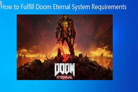 Doom Eternal System Requirements How To Fulfill The Specs MiniTool Partition Wizard