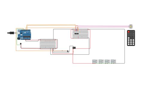 Circuit Design Control High Dc Motor With Ir Remote Tinkercad