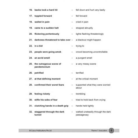 Zoom In Vocabulary For Creative Writing Primary 5 2nd Edition