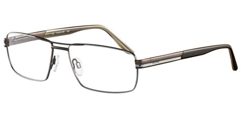 Jaguar 33056 777 Glasses Brown Silver | VisionDirect Australia