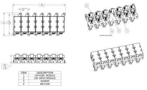 Bussmann Modular Fuse Holders 5 X Midi Fuse Holder Input Module