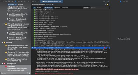 Troubleshooting Command Phasescriptexecution Failed With Nonzero Exit Code