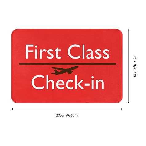 Aviation Doormat First Class Check In Aviation Aisle