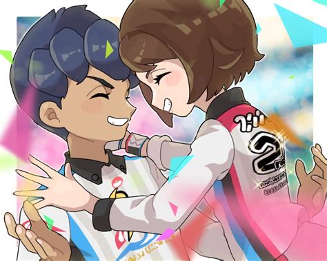 Gloria And Hop Pokemon And More Drawn By Fu Tk Dhy Danbooru