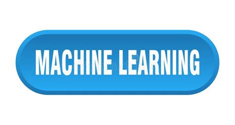 Machine Learning Button Stock Vector Illustration Of Machine 196833959