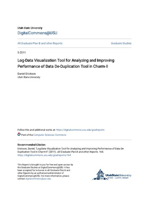 Fillable Online Digitalcommons Usu Log Data Visualization Tool For Analyzing And Improving