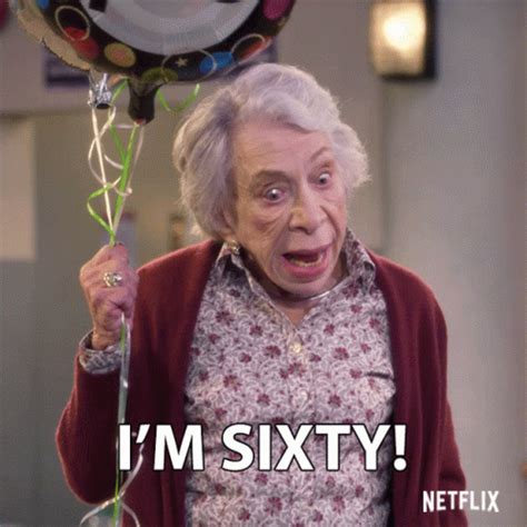 Funny Old Woman Birthday